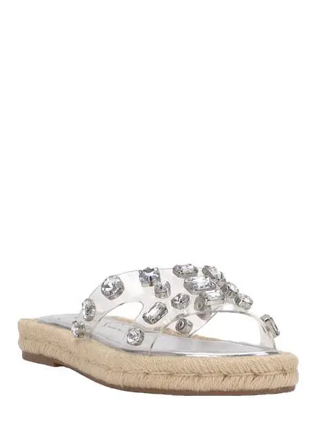 Jessica Simpson Jinka Espadrille Slide Sandal - White