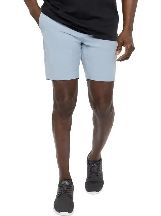 Travis Mathew Open To Close Tech Chino Shorts - Ash Blue