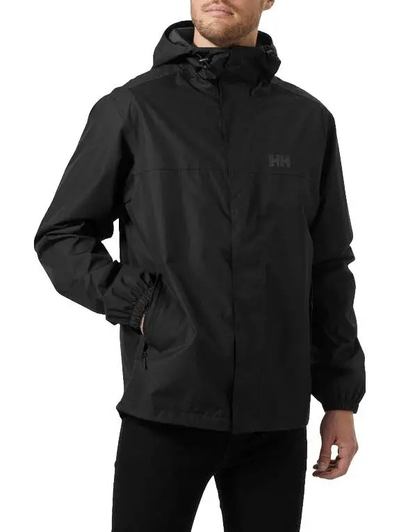 Helly Hansen Vancouver Hooded Rain Jacket - 990 Black