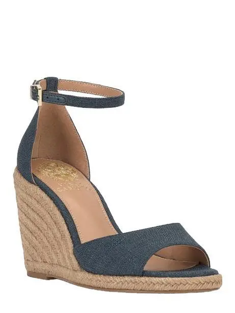 Vince Camuto Felyn Espadrille Wedge Sandal - Denim Blue