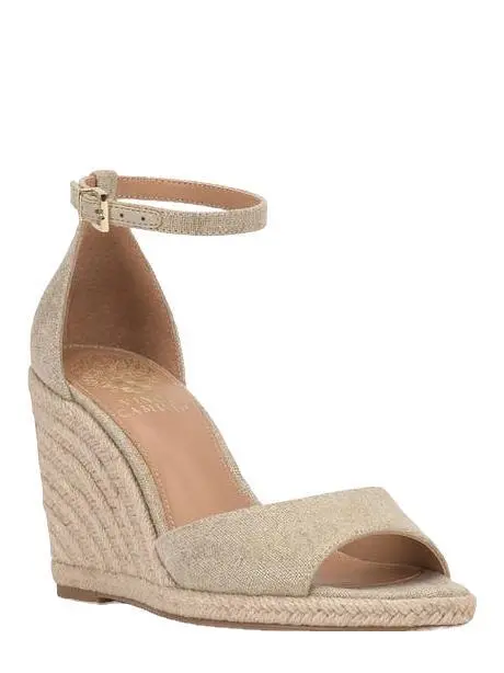 Vince Camuto Felyn Espadrille Wedge Sandal - Natural/gold