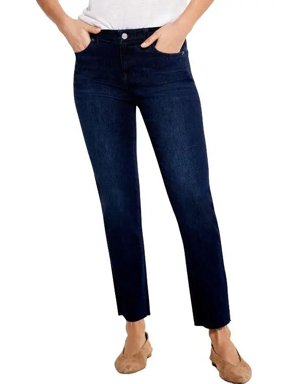 NIC+ZOE High-rise Straight Leg Ankle Jeans - Twilight