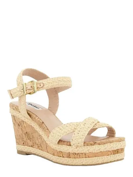 Dune London Kelisa Woven Wedge Sandal - Natural