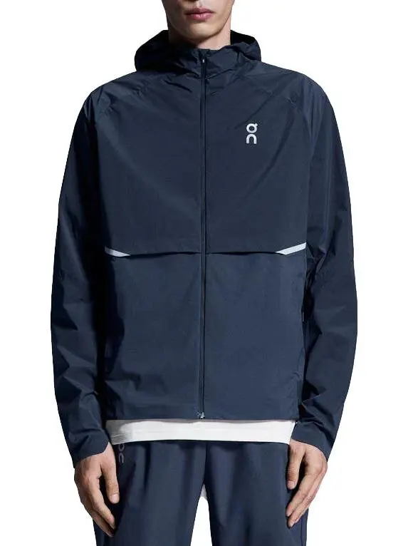 On Core Hooded Packable Running Jacket - Midnight