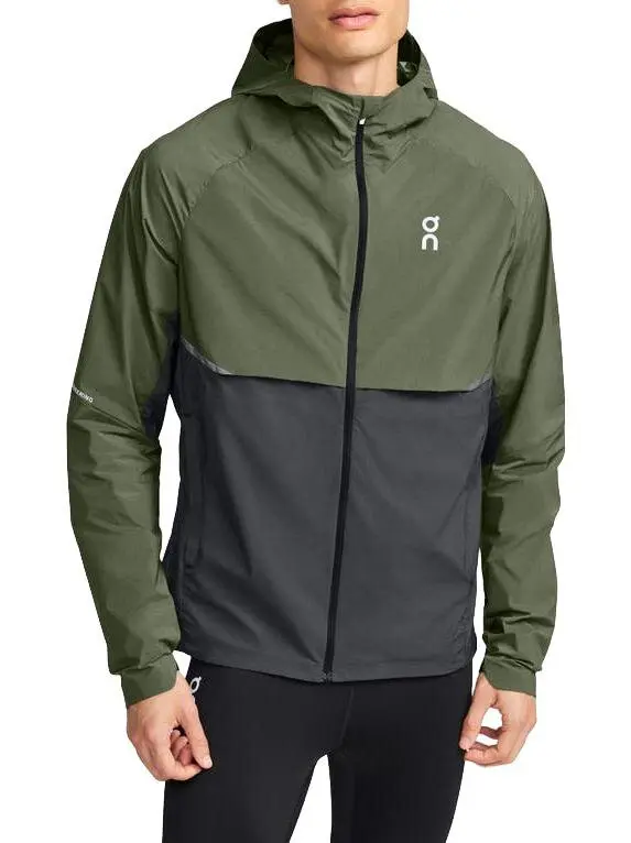 On Core Hooded Packable Running Jacket - Taiga/ Eclipse