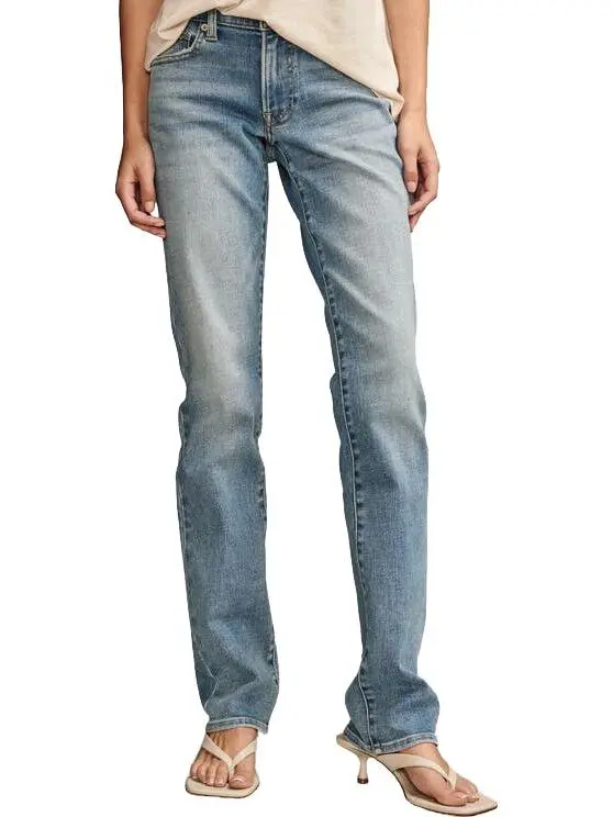 Lucky Brand Mid-rise Straight Leg Jeans - Wanderer