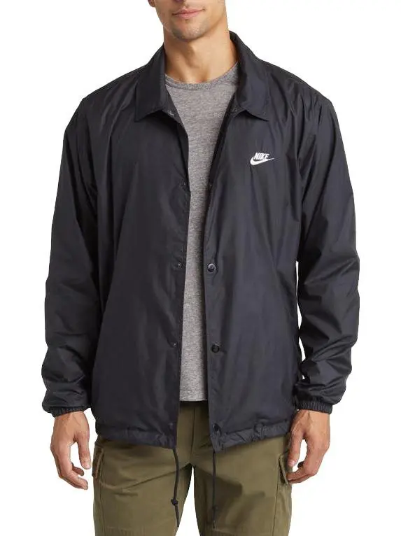 Nike Club Coach's Jacket - Black/ White