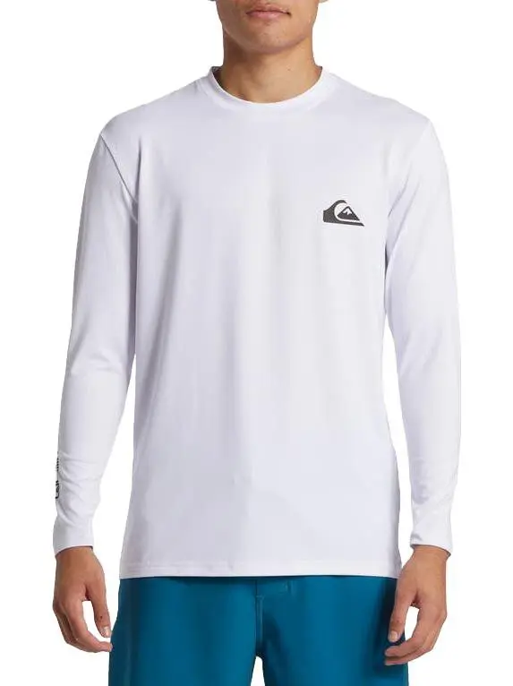 Quiksilver Everyday Surf Upf 50+ Long Sleeve T-shirt - White