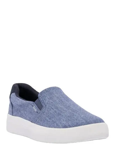 KEDS® Pursuit Slip-on Sneaker - Navy Textil