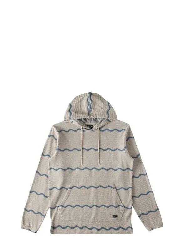 BILLABONG Flecker Stripe Jacquard Cotton Hoodie - Chino