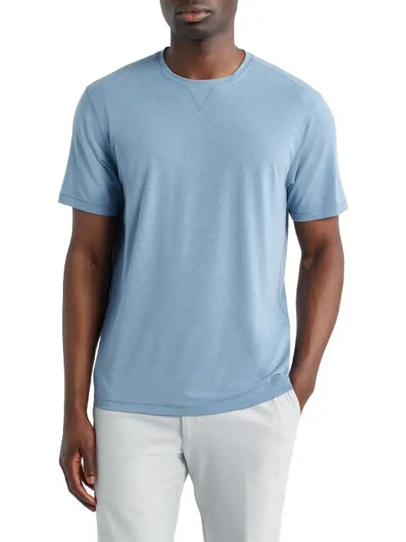 Johnnie-o Course Performance T-shirt - Carbon Fiber