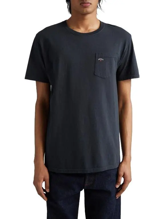NOAH Core Logo Cotton Pocket T-shirt - Black