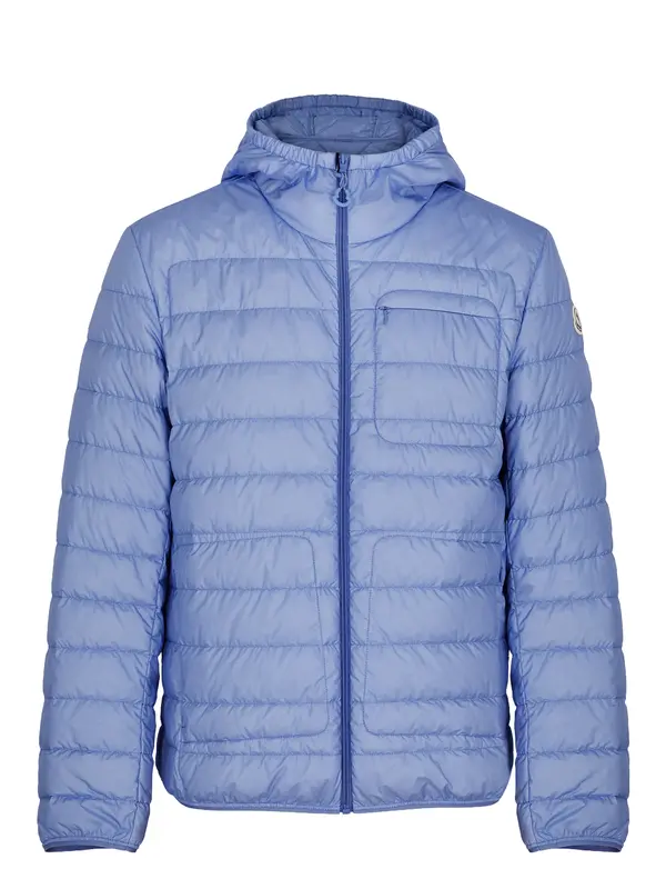 Moncler Pulao Quilted Shell Jacket - Light Blue