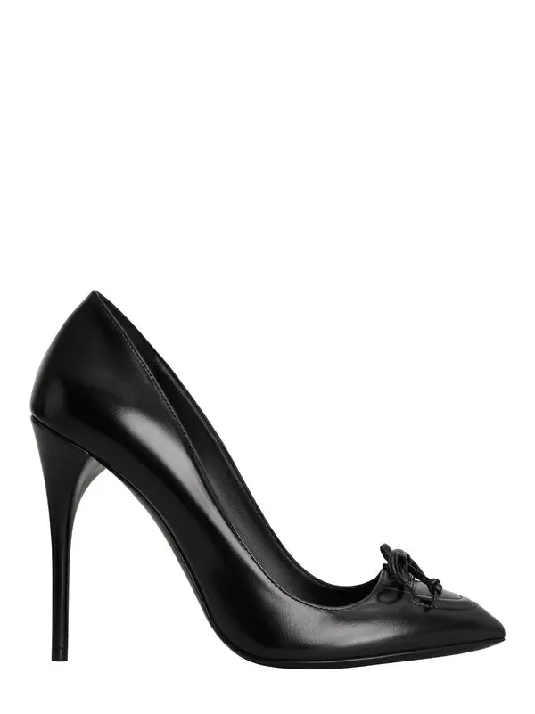 Alaïa Bow-detailed Leather Pumps - Black