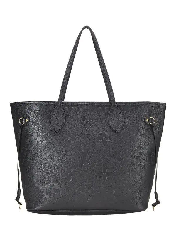 LOUIS VUITTON Giant Monogram Empreinte Neverfull - Black