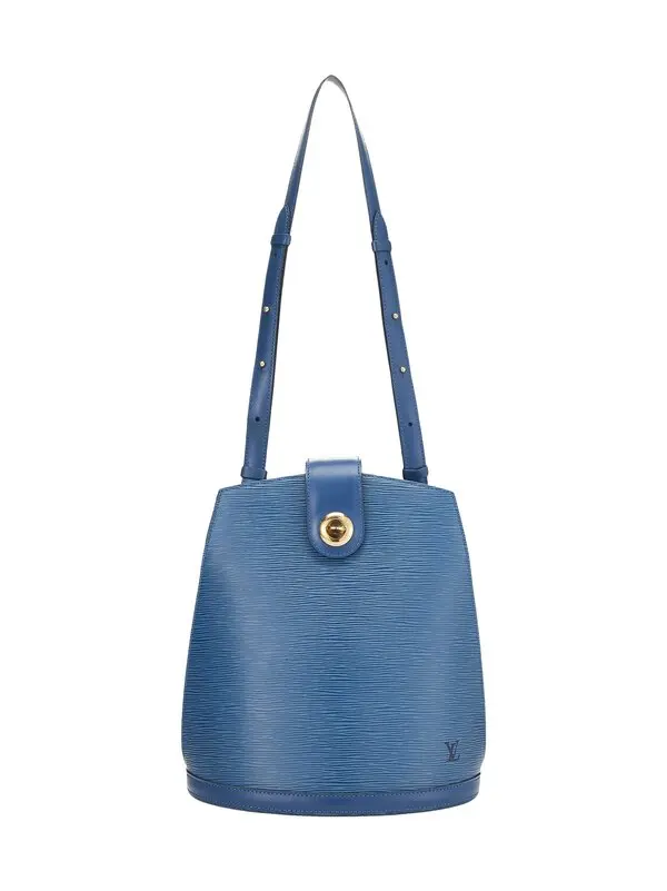 LOUIS VUITTON Toledo Epi Cluny Shoulder Bag - Blue