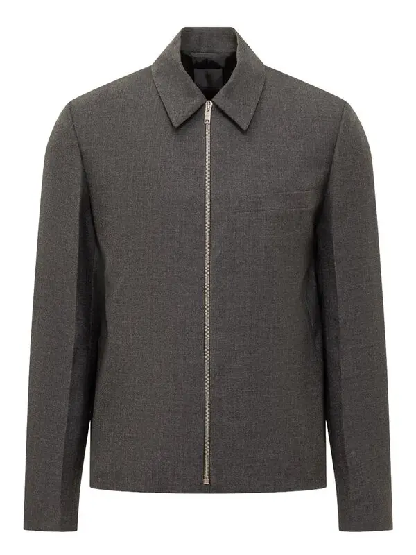 Givenchy Wool Zip-up Jacket - Grey