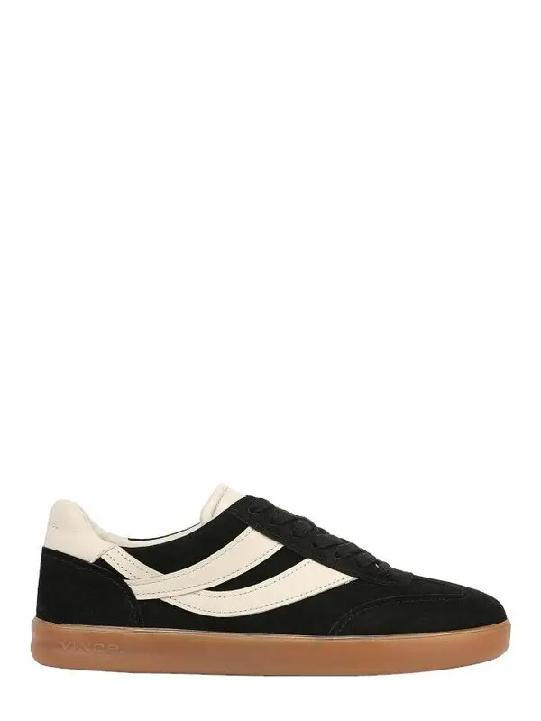 Vince Oasis Leather & Suede Oxford-style Sneakers - Black