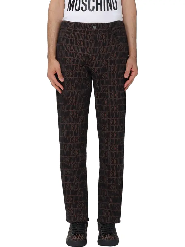 Moschino Straight Leg Jeans - Brown