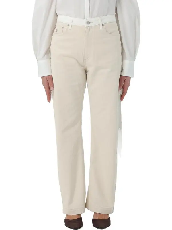Stella McCartney Paneled Jeans - White