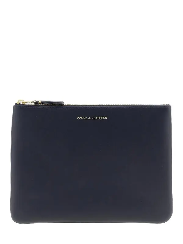 Comme Des Garçons Leather Pouch - Blue
