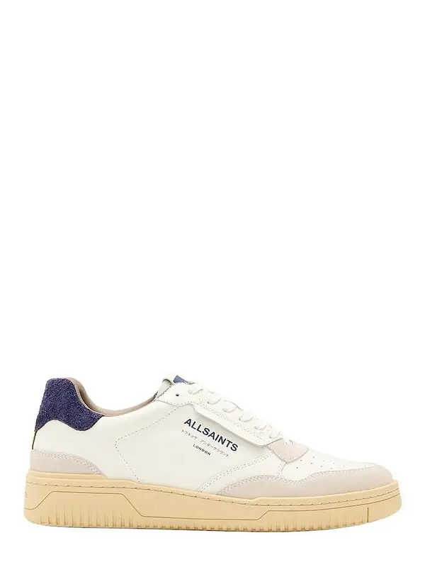 ALLSAINTS Regan Lace-up Low Top Sneakers - White/blue