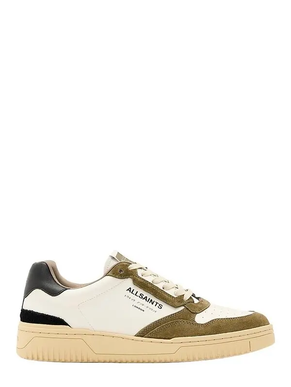 ALLSAINTS Regan Low Top Sneakers - White/green