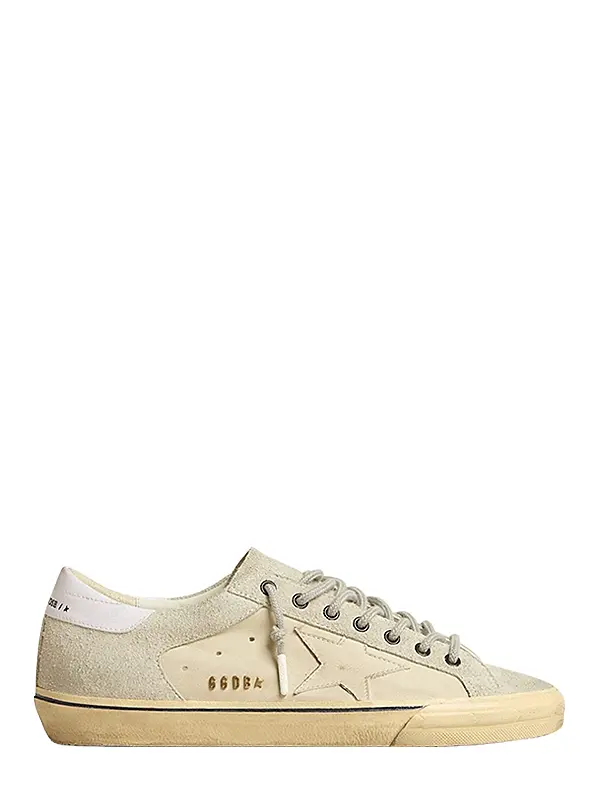 GOLDEN GOOSE Super-star Lace Up Sneakers - Ice/white