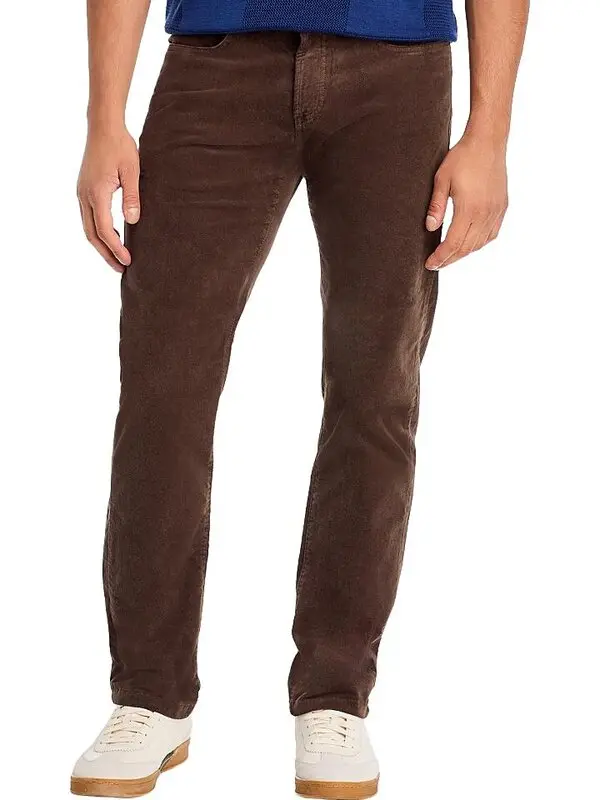 Bloomingdale'S Tailored Fit Corduroy Jeans - Dark Taupe