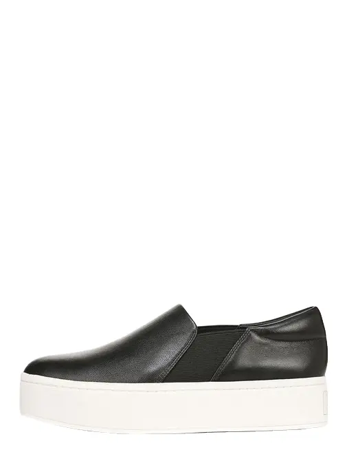 Vince Warren Leather Sneakers - Black