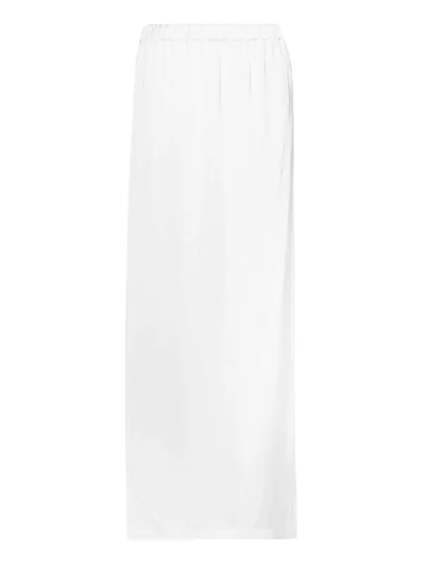 Fabiana Filippi Duchess-satin Maxi Skirt - White