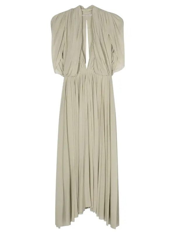 Philosophy Di Lorenzo Serafini Draped-detail Dress - Green