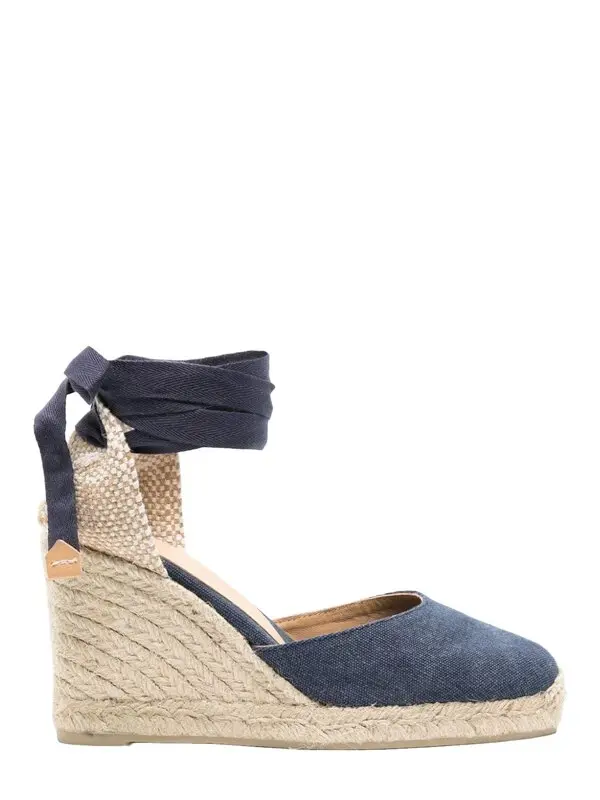 CastaÑer Carina 70mm Espadrille Wedges - Blue
