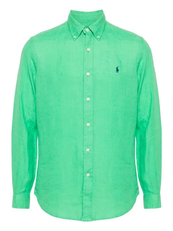 Polo Ralph Lauren Polo Pony Linen Shirt - Green