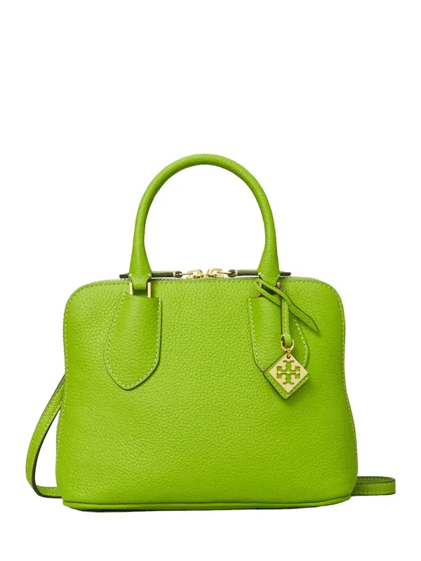 Tory Burch Mini Swing Leather Satchel - Green
