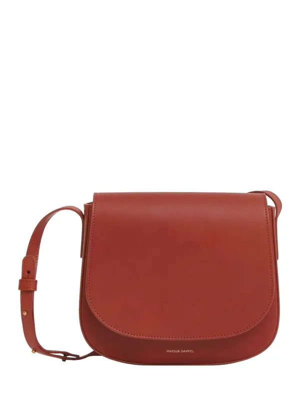 MANSUR GAVRIEL Leather Crossbody Bag - Red