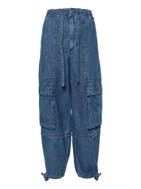 MARANT ETOILE Ivy High-rise Wide-leg Jeans - Blue