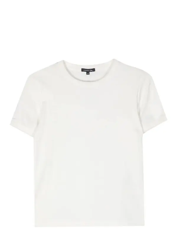 Soeur Aristide Embroidered-logo T-shirt - White
