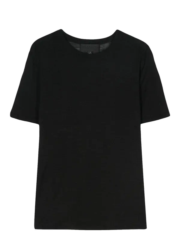 NILI LOTAN Kimena Fine-knit T-shirt - Black