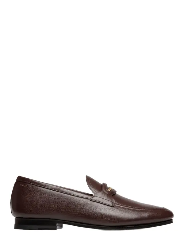 Bally Plume Leather Loafers - Brown