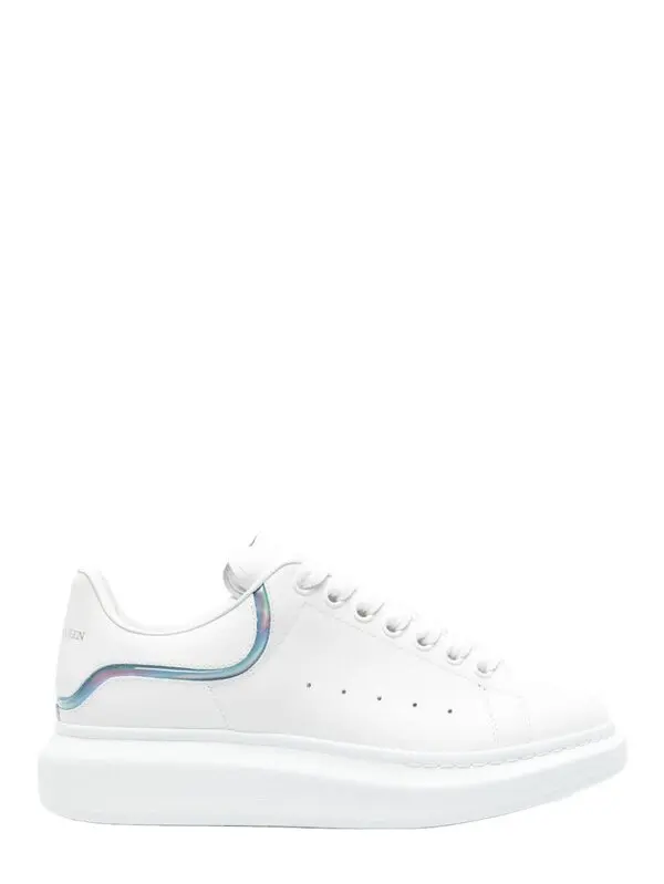 Alexander McQueen Oversized Leather Sneakers - White