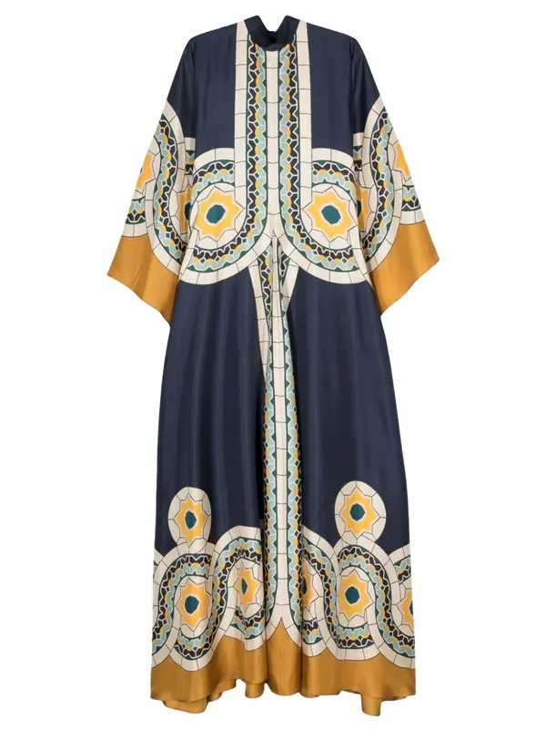 La DoubleJ Magnifico Maxi Dress - Blue