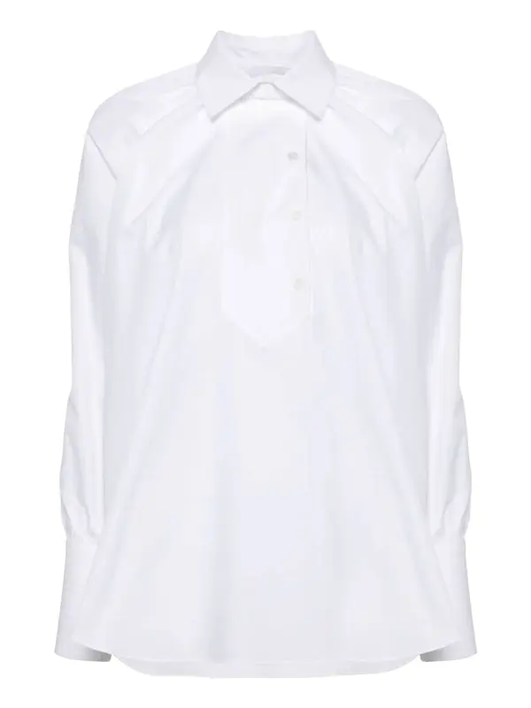Patou Artist Cotton Blouse - White