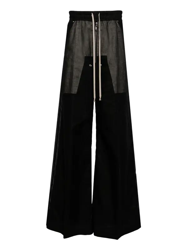 Rick Owens Bela Wide-leg Trousers - Black