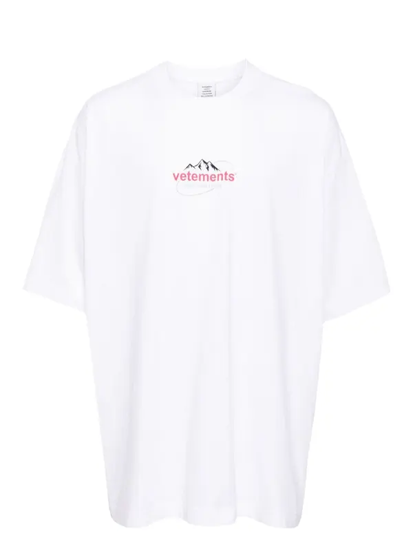 Vetements Logo-print T-shirt - White