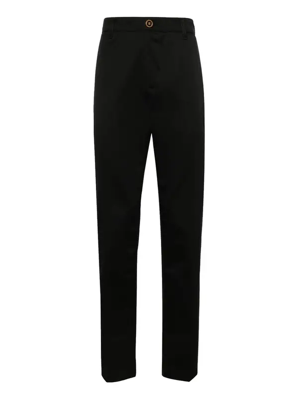Versace Medusa Biggie Straight-leg Trousers - Black