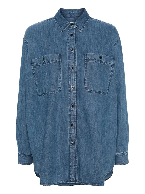 MARANT ETOILE Verane Denim Shirt - Blue