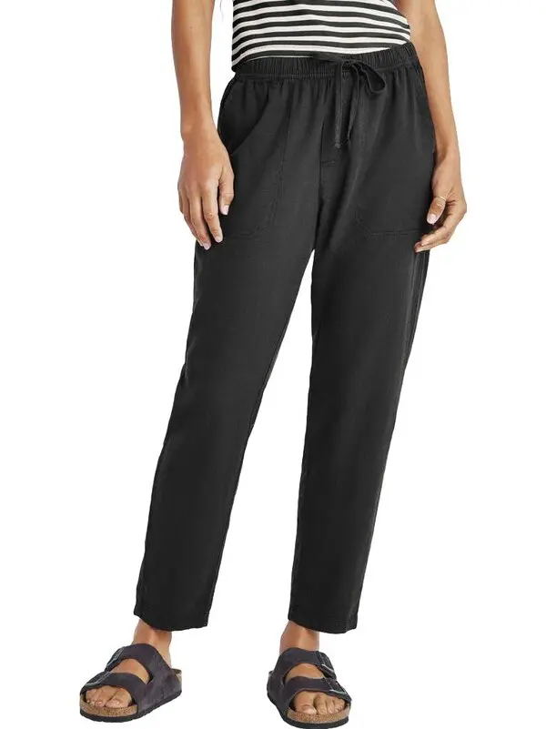 Splendid Angie Straight Leg Pants - Black