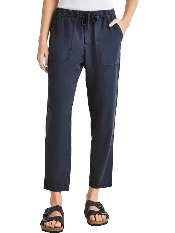 Splendid Angie Straight Leg Pants - Navy