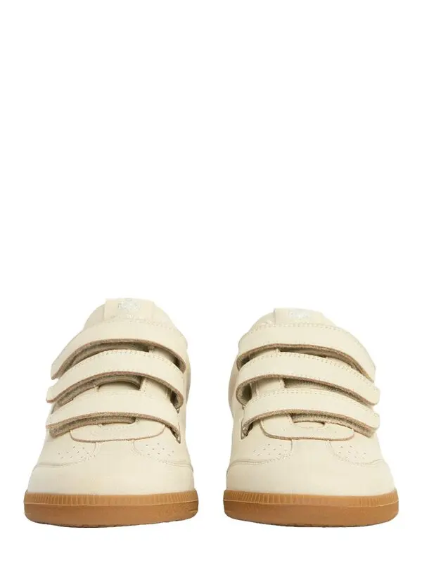 Isabel Marant Beth Leather Sneakers - Chalk